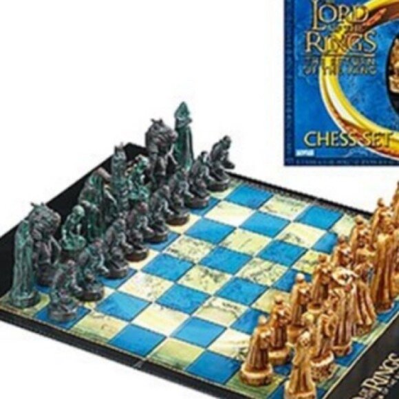 Parker Brothers | Games | Lotr Chess Set Fellowship Of The Ring ...